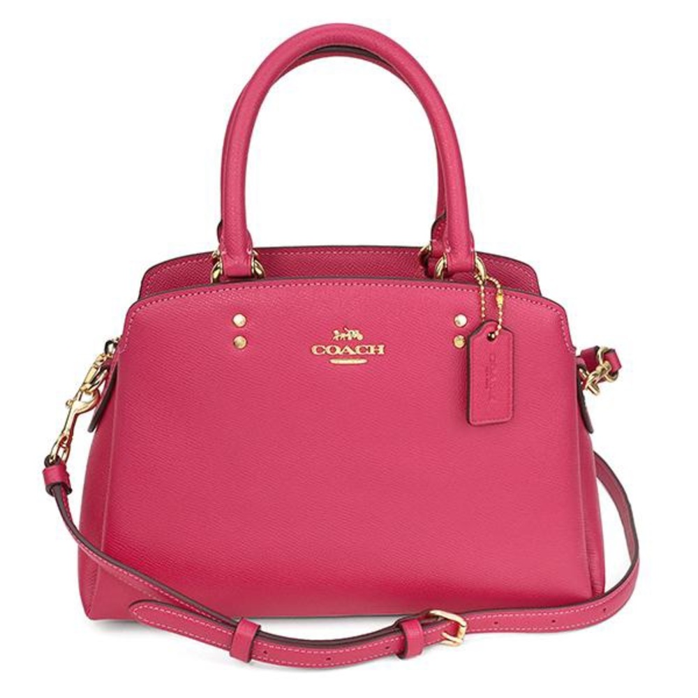 Coach Lillie Mini Carryall In Bold Pink - Gem